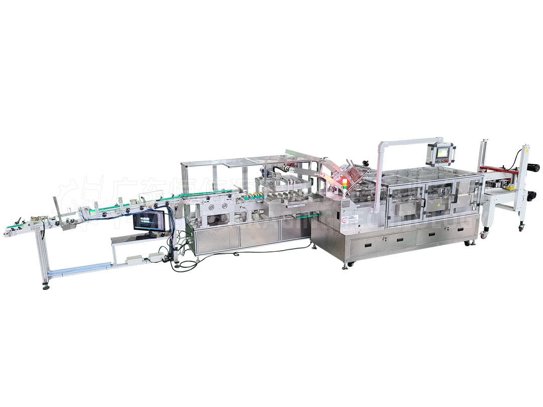 Visual Inspection Sorting Automatic Case Packer For Dishwand Sponge ...